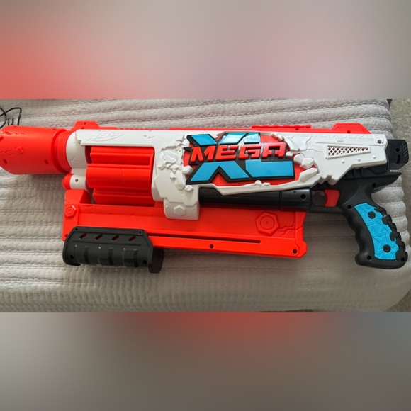 Nerf | Toys | Nerf Mega Xl Blaster Red White And Blue | Poshmark